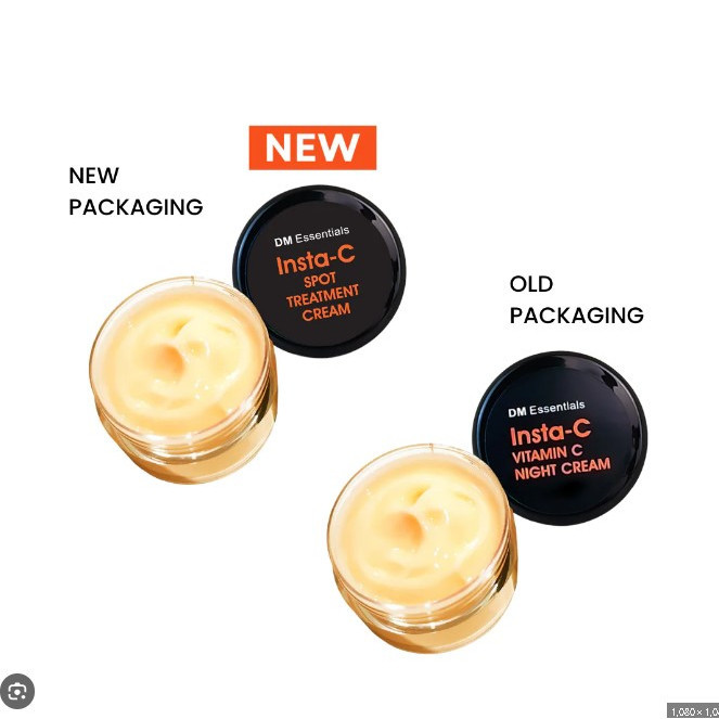 DM ESSENTIALS INSTA-C Spot Treatment Cream (Vitamin C Intensive Night ...