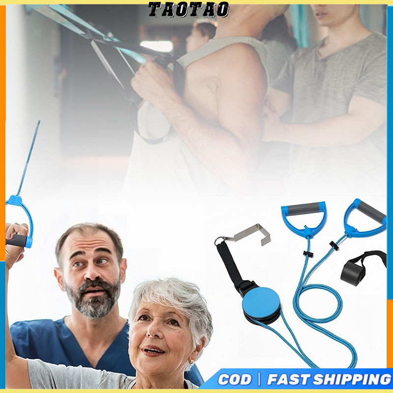 Stroke Therapy Pulley Rings Shoulder Joint Exercise Support Pulley Ring ...