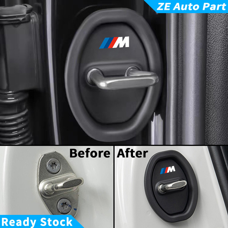 BMW M Car Door Lock Protection Cover Silicone Door Lock Shock Absorber ...