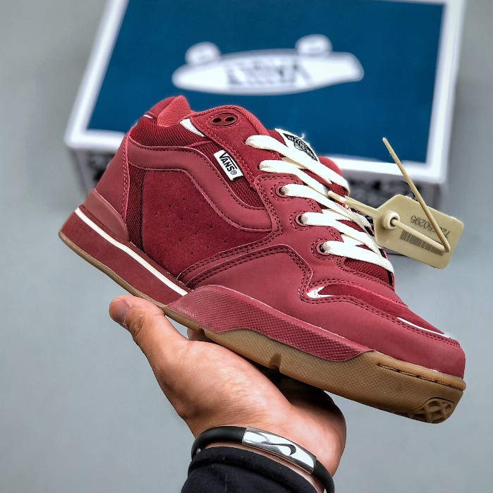 Vans ROWLEY XLT Red Sneakers kasual rendah | Shopee Malaysia