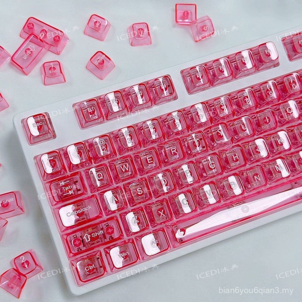 Pink Transparent Keycap Fairy Pink Transparent Pink High Transparent ...