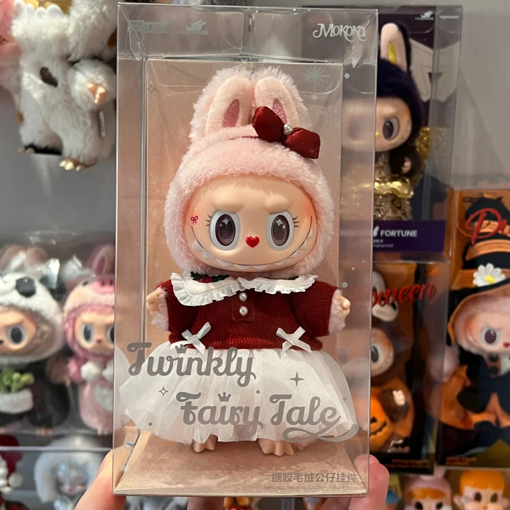 Labubu Twinkly Fairy Tale MOKOKO Christmas Vinyl Face Blind Box Plush Toy Pendant 21cm | Shopee ...