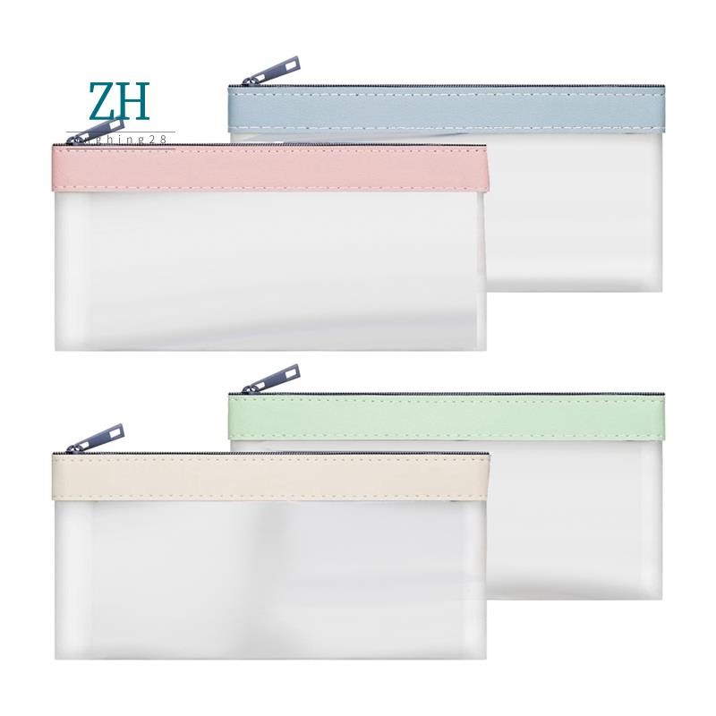 4 Pieces Money Bags with Zipper, Cash Envelopes,Money Pouch, Clear Bank ...
