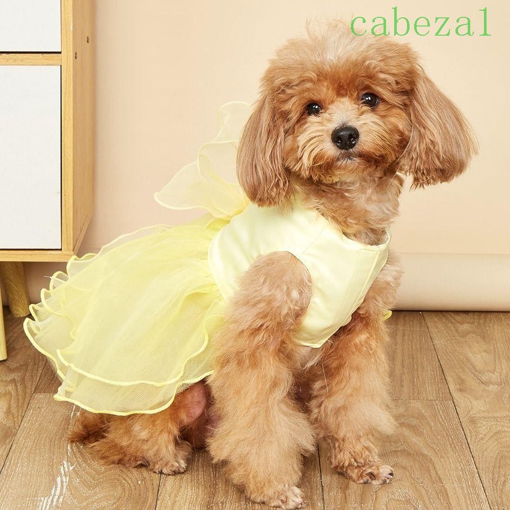 CABEZA Cat Dog Wedding Dress, Satin Soft Princess Dress, Fairy Dress ...