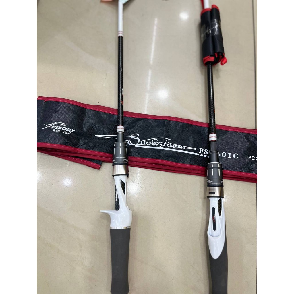 FIXORY ROD SNOWSTORM JIGGING ROD SPINNING BC PE 1-3 2-4 3-5 SOLID BLANK ...