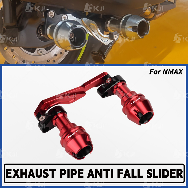 For Yamaha NMAX 160/155/125/TURBO/NEO Muffler Slider Heavy Duty Exhaust ...