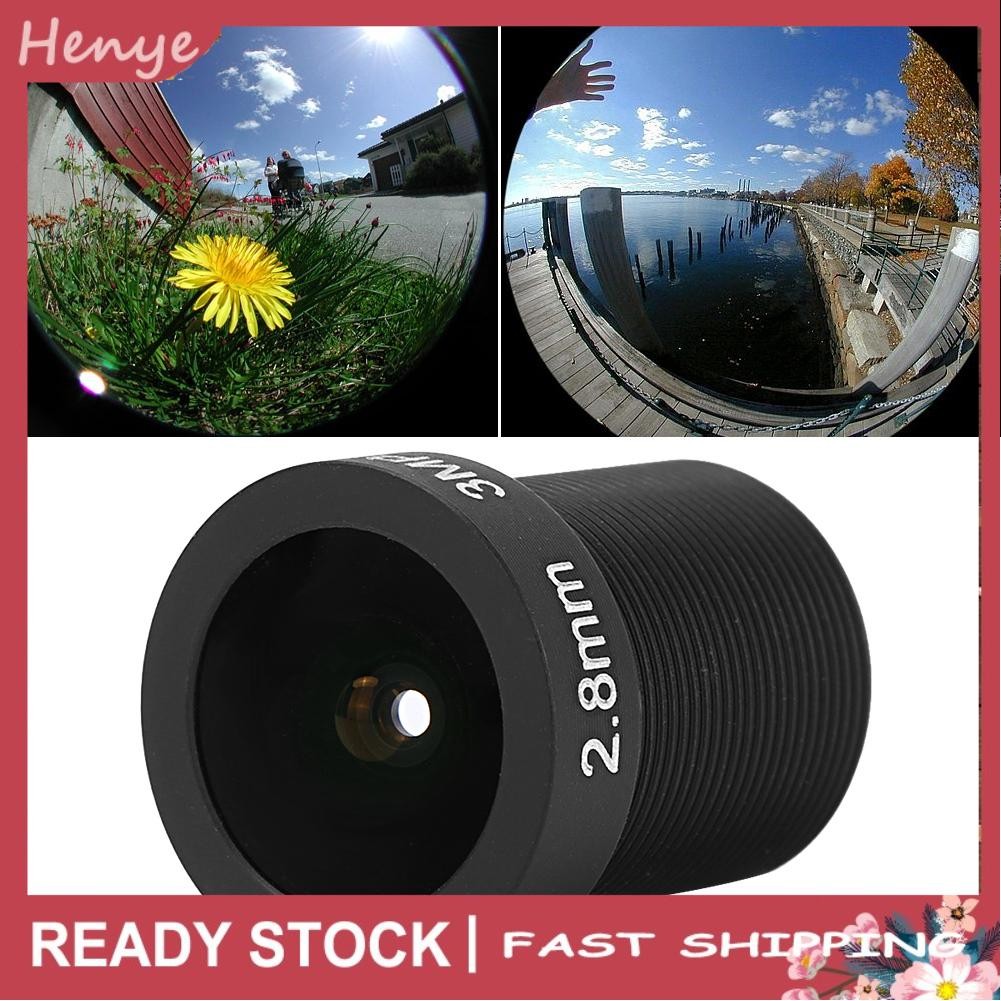 Henye ABS Plastic Replacement Fixed Focal Length CCTV Camera Lens 3MP ...