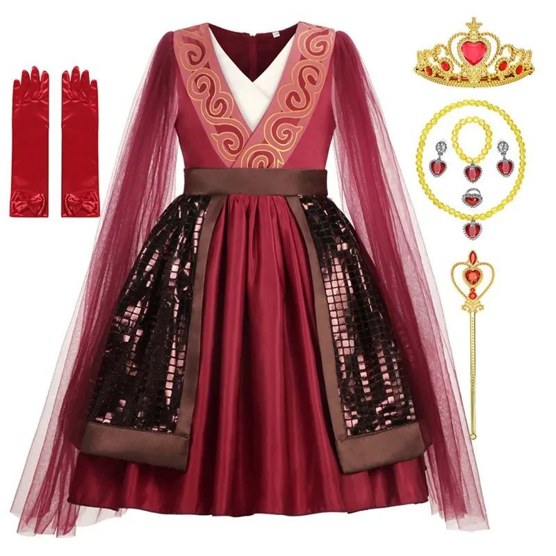 2022 Princess Huamulan Armor Costume for Girls Movie Cosplay Chinese ...