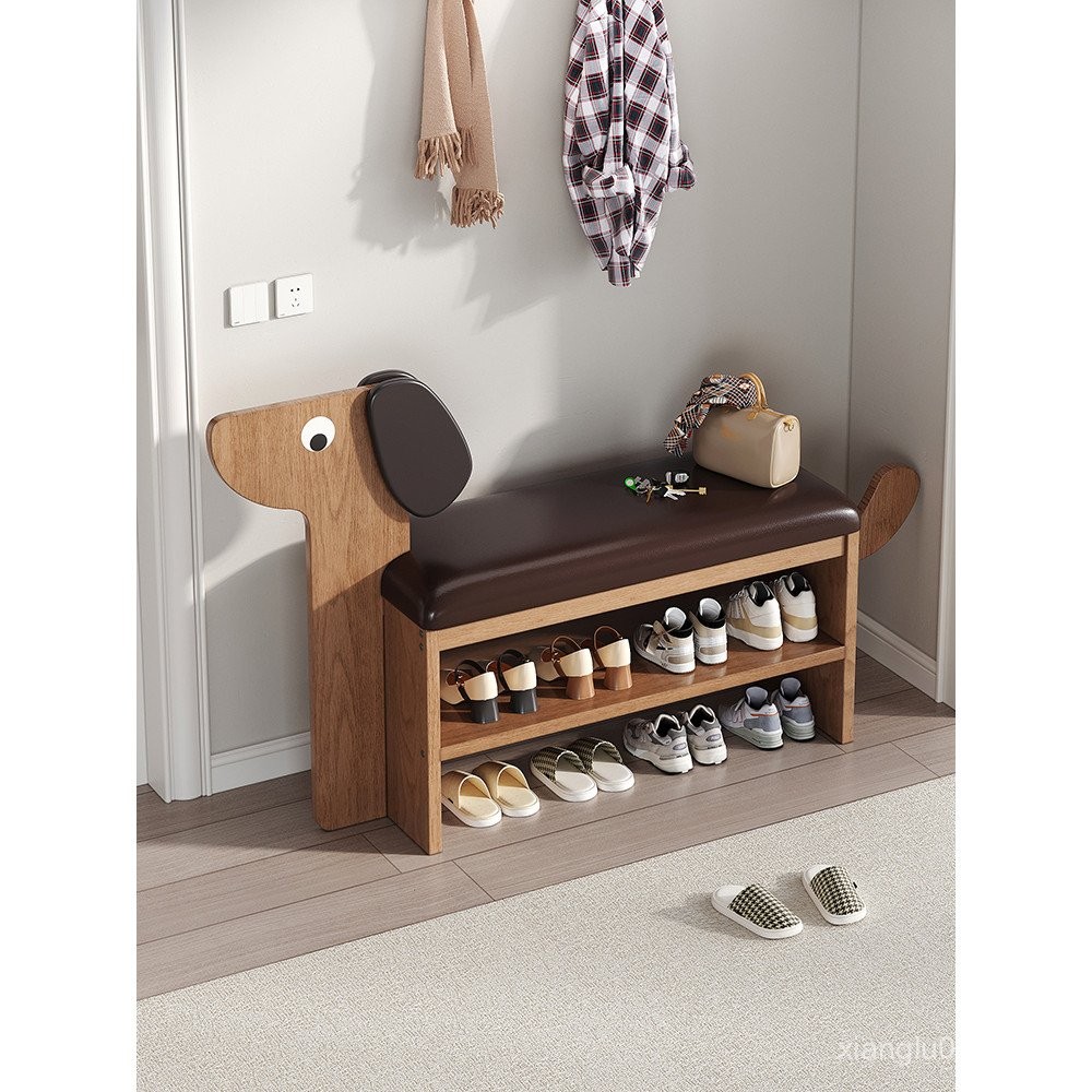 Creative Cartoon Shoe Changing Stool Door Household Entrance Can Sit ...