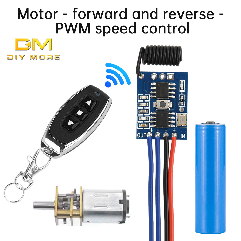 DIYMORE Wireless Remote Control Forward and Reverse Micro Module ...