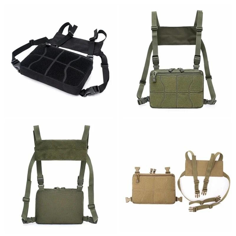 Tactical Chest Rig Bag Molle Outdoor Waterproof Adjustable Fishing ...