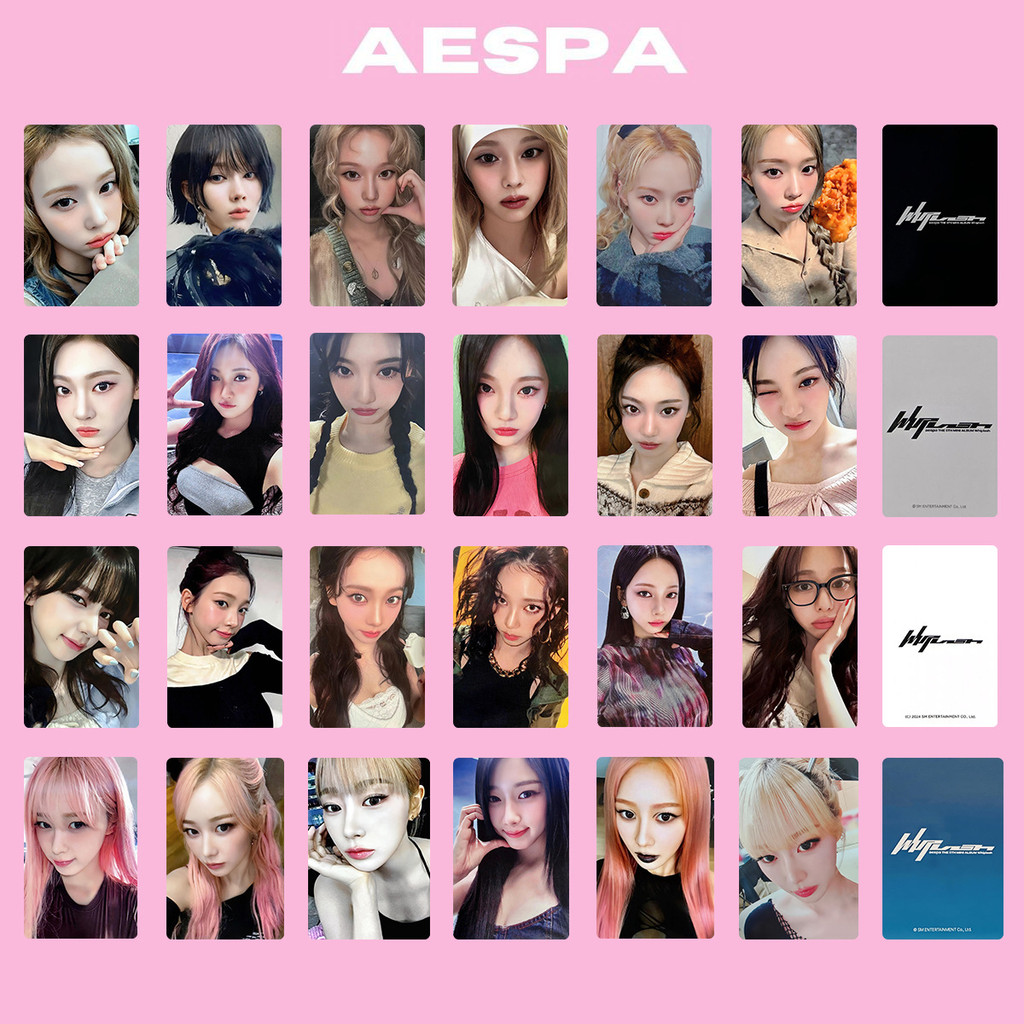 Kpop Aespa Whiplash Album Card Flash Card Collector Card Mini5 Ms Small ...