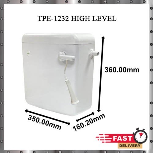 HIGH LEVEL Vinyl Eco Cistern Lift Up Valve 6L / Complete Set High Level ...