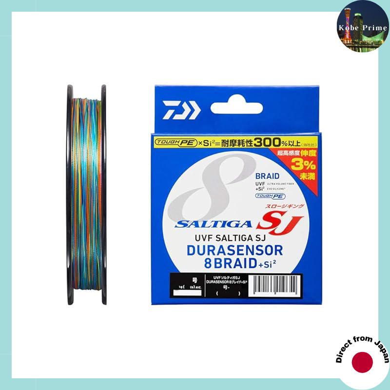 DAIWA UVF Saltiga SJ Durasensor 8 Braid+Si2 PE Line with Color Marking - Various Diameters and ...