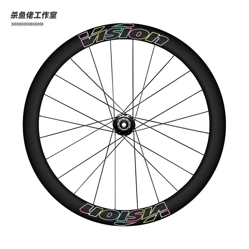 Vision Road Bike Wheel Rim Road Bike Wheel Set Color Sticker Silver ...