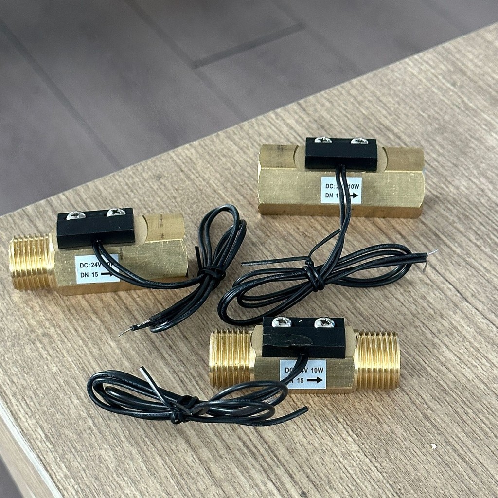 Magnetic Water Flow Sensor Switch All Copper 4 Points Water Flow Switch ...