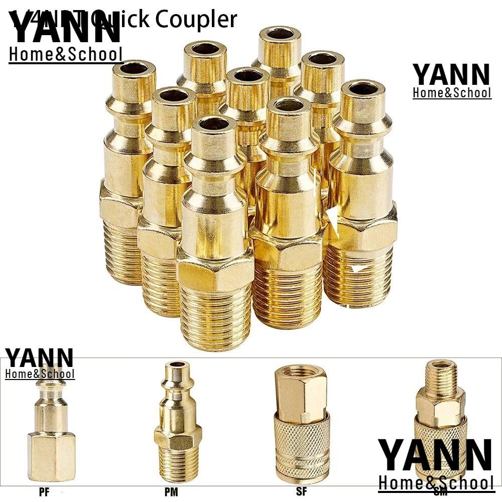 YANN 1Pcs 1/4" NPT, Coupling Adapter Air Line Quick Coupler Tool, Quick ...
