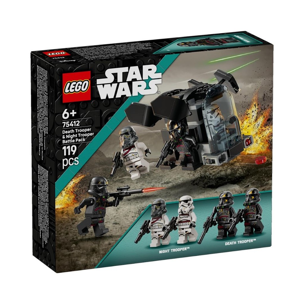 LEGO 75412 Star Wars Death Trooper & Night Trooper Battle Pack Building ...