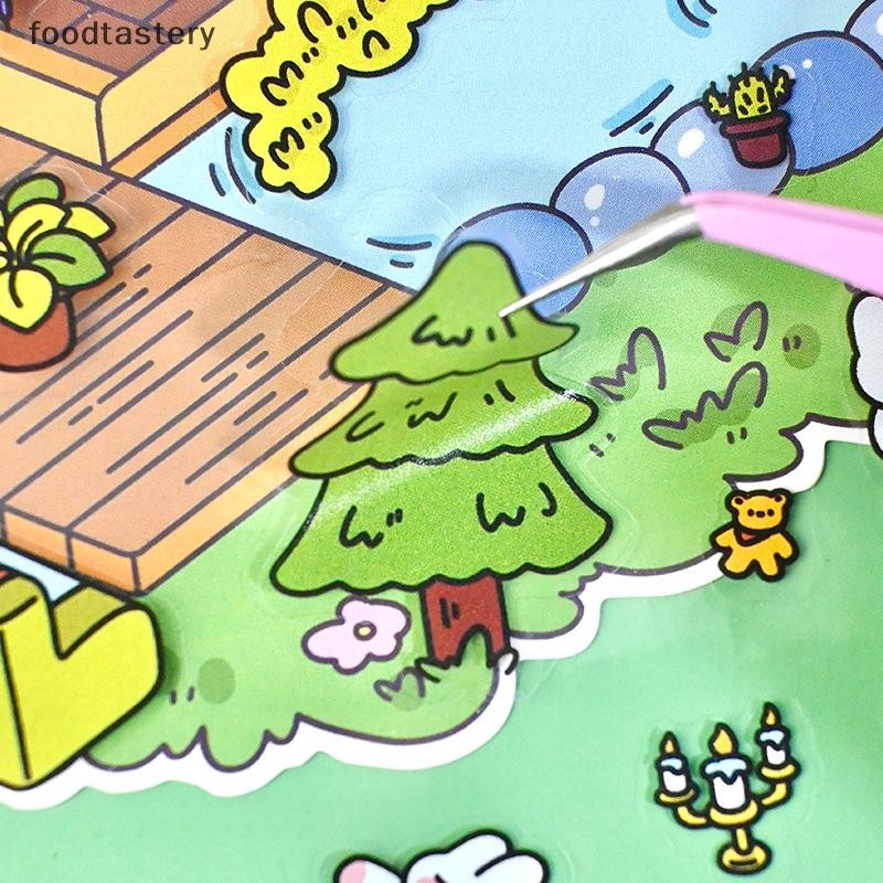 FTY DIY 3D House Scene Stickers - 2 Sets Cute Theme - 3D Cute Cartoon ...