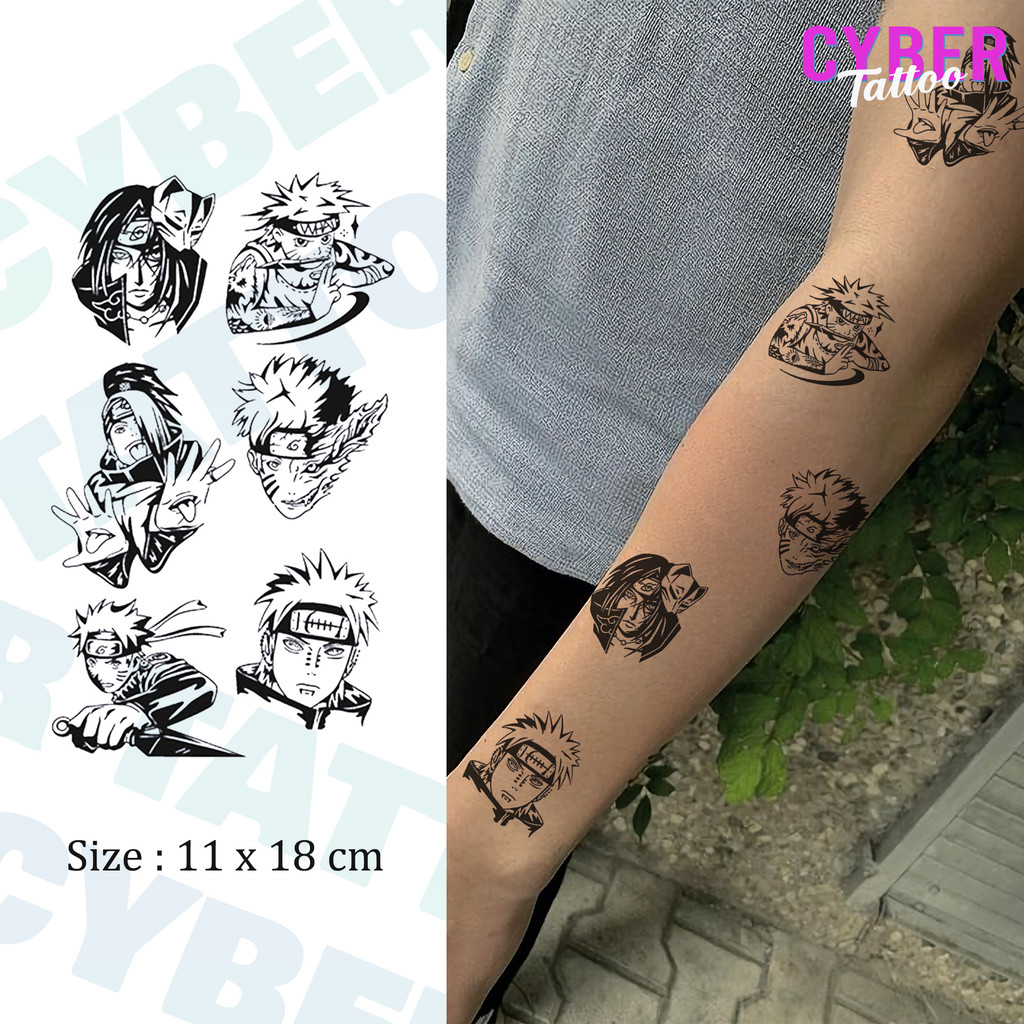 Cyber Tattoo Temporary Sticker Fruit Ink Temporary Tattoo Long lasting ...