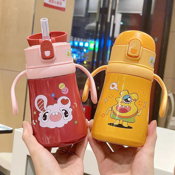 botol air budak botol air 316 cawan termos kanak-kanak dengan pemegang, bayi kecil berumur satu ...