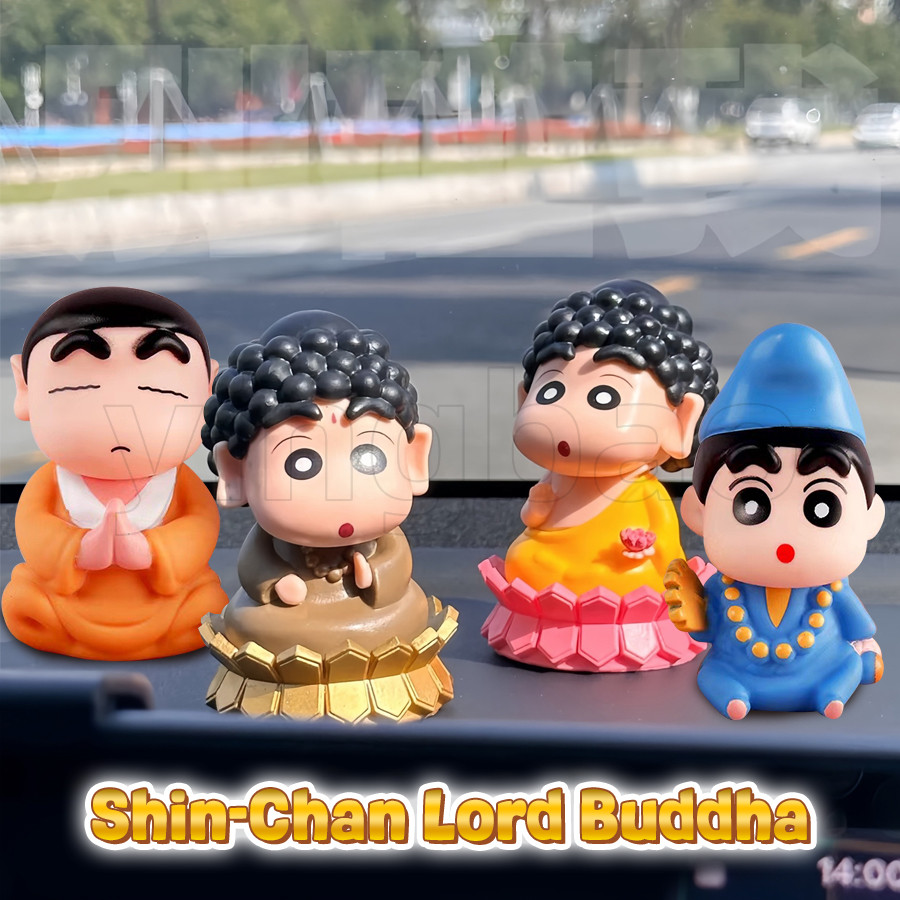 10cm Crayon Shin chan cosplay Buddha funny doll ornament cute anime ...