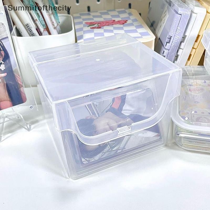 SUM Photocards Storage Box Stickers Korea Idol Card Holder Desk ...