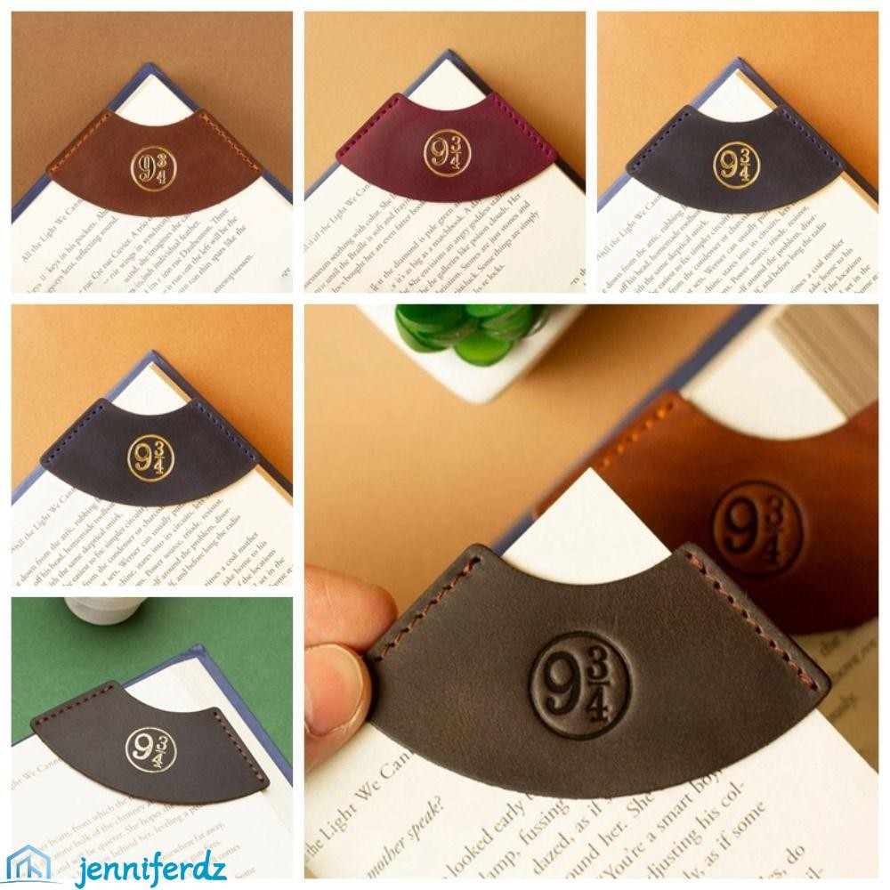 JENNIFERDZ Leather Bookmark, LUMOS Stark Book Corner Page Marker ...