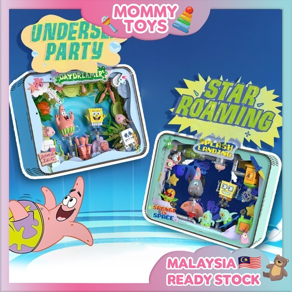 AREA-X Block AB0030-31 Spongebob Patrick Photo TV Frame Mini Figure ...
