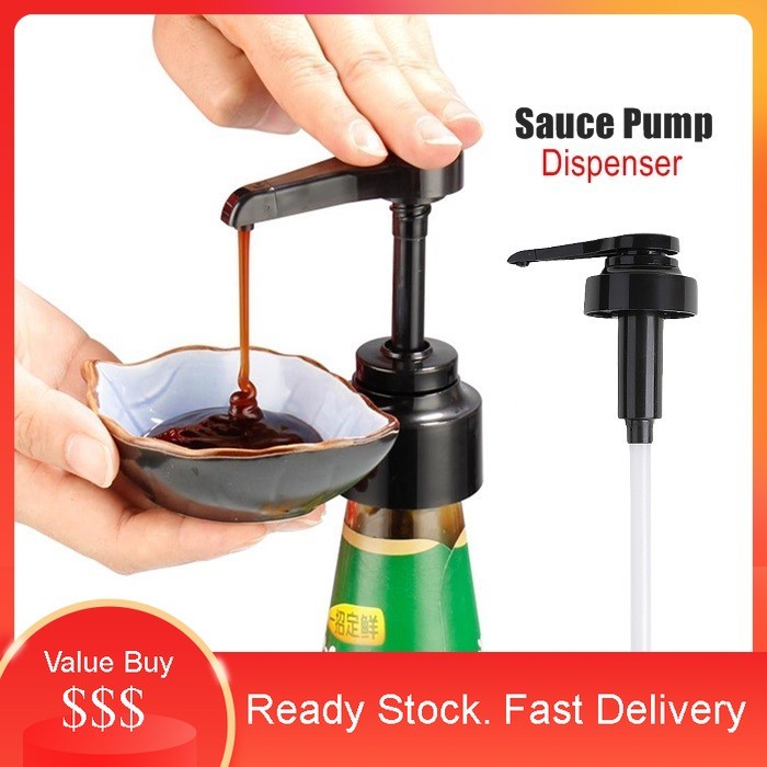 Household Oyster Sauce Pump Head Oil Chili Tomato Sauce Bottle Mouth Squeezer Soy Sauce Curry ...