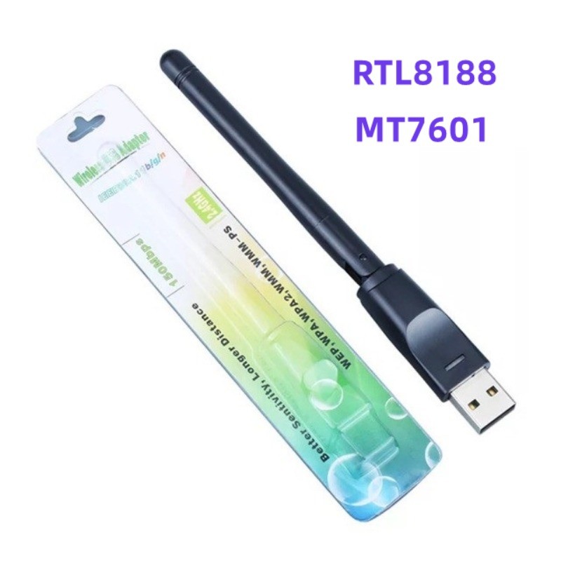 RTL8188 WiFi Dongle MT7601 WiFi Antenna 150Mbps USB 2.0 Wireless ...