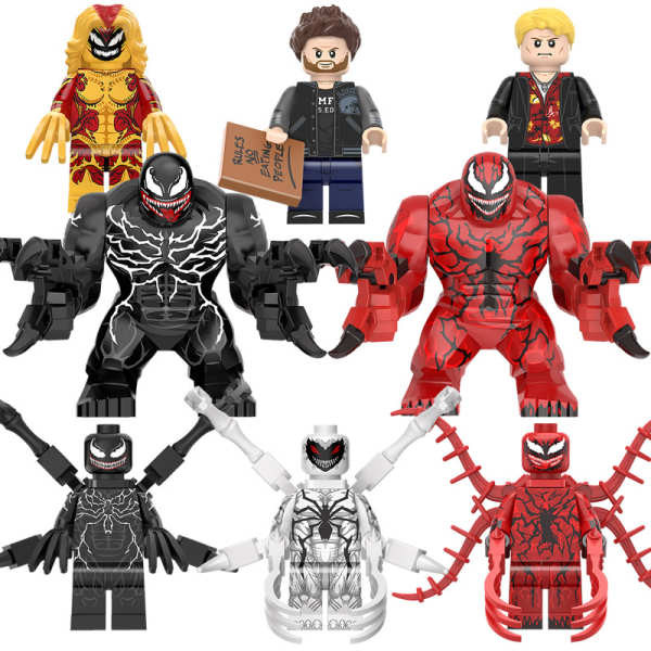 lego venom Serasi dengan mainan LEGO, Marvel Super Heroes, Anti-Venom ...