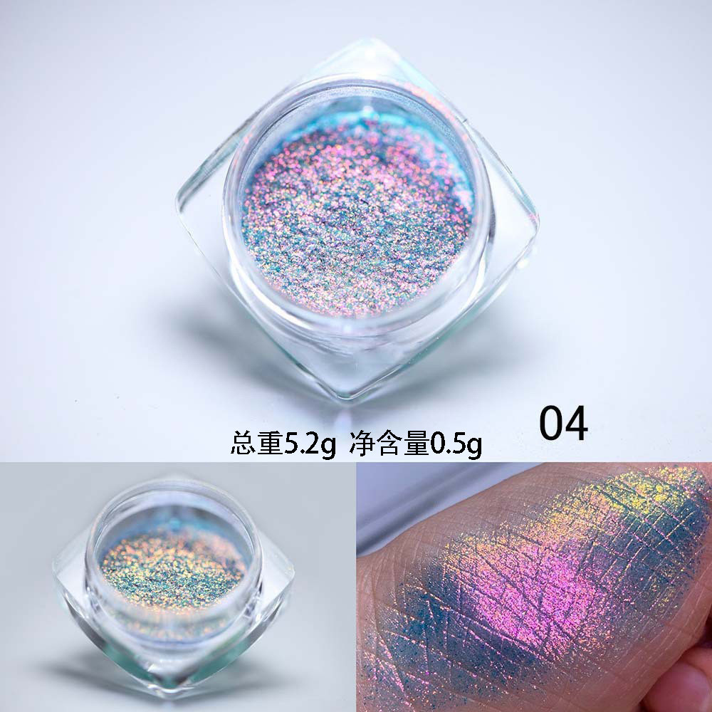 Color-changing Manicure Chameleon Powder Phantom Rainbow Powder Color ...