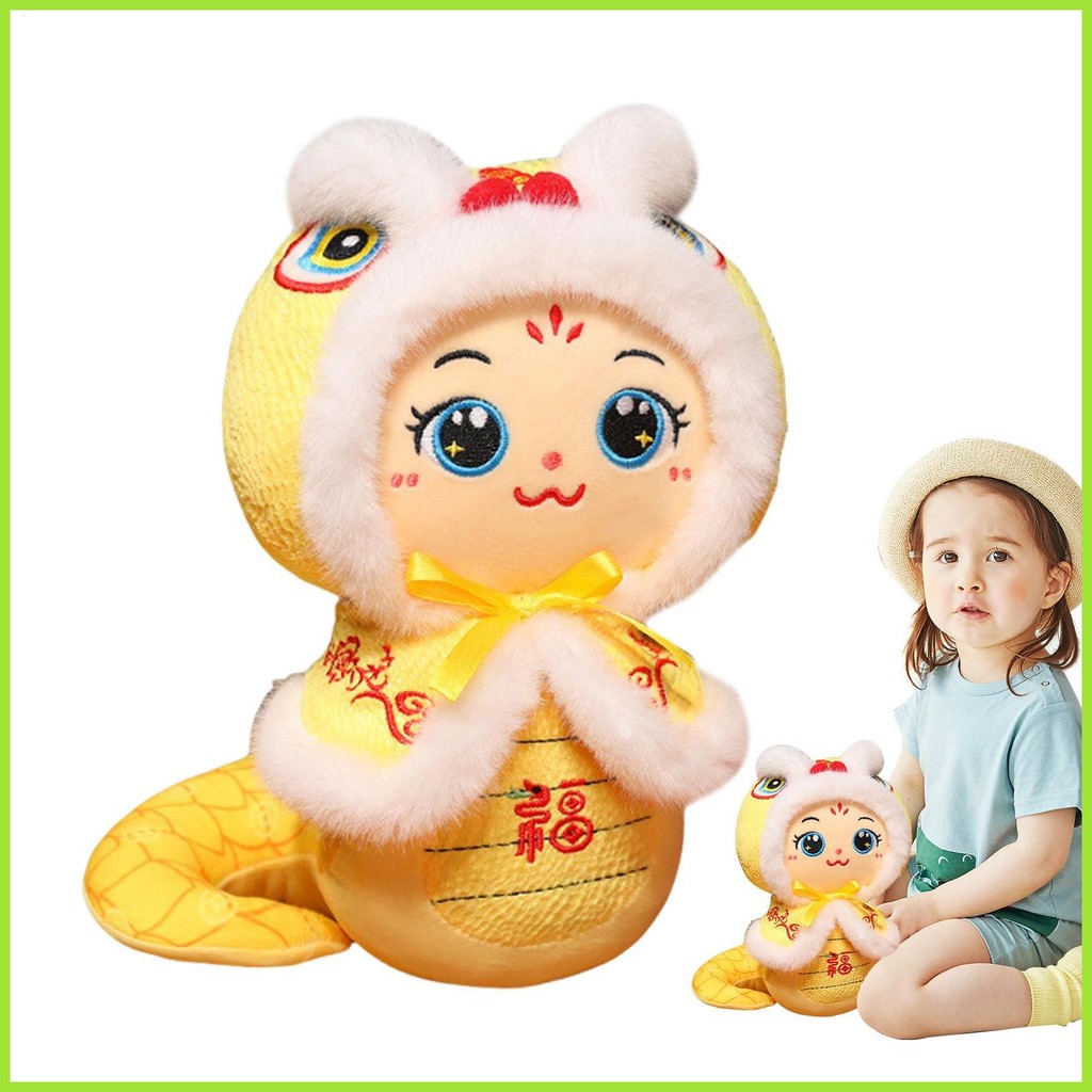 Year of the Snake Plush Toy Lucky 2025 Chinese New Year Year of the ...