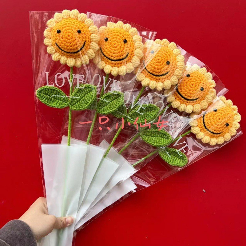 crochet flower crochet flower bouquet crochet bouquet Tenunan kreatif ...