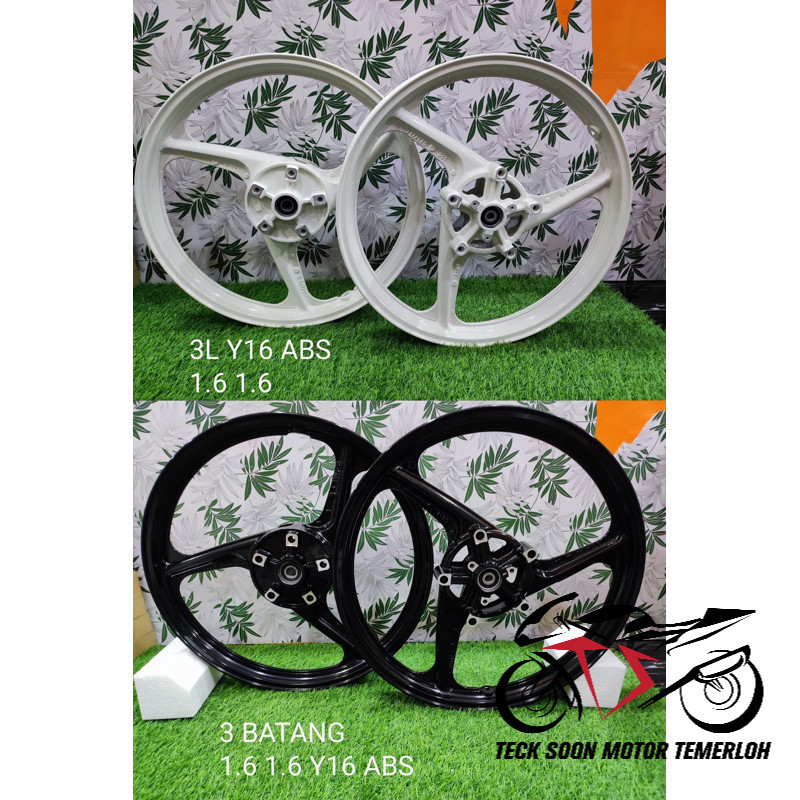 (Y16 ABS) SPORTRIM (Enkei) 3 BATANG 1.6 1.6 YAMAHA Y16ZR ABS Y15 | Shopee Malaysia