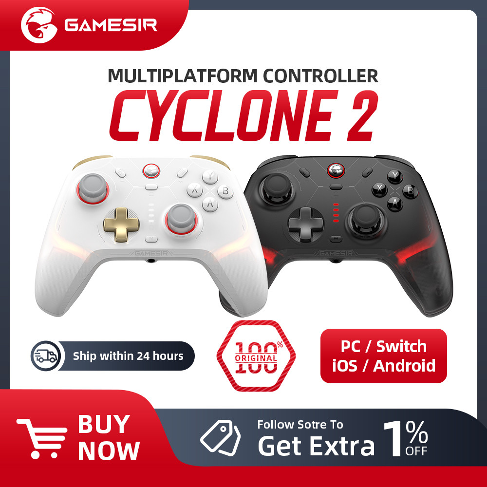 Gamesir Cyclone 2 Wireless Controller with Hall effect Controller for ...