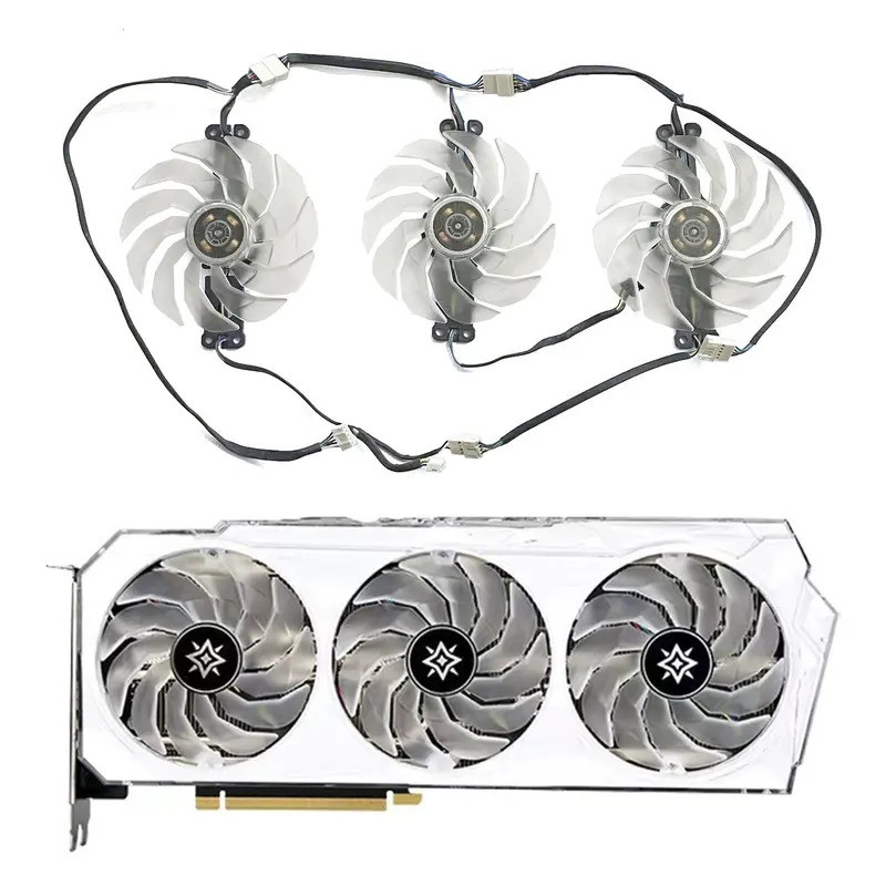 3FAN TH9215S2H-PDB02 89MM RTX3090 GPU fan suitable for GALAXY RTX3090 ...