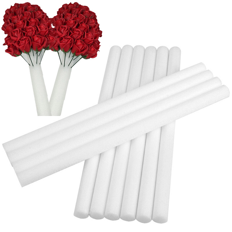 Foam Strip Flower Arrangement Base Cylindrical White Stick Solid Floral ...