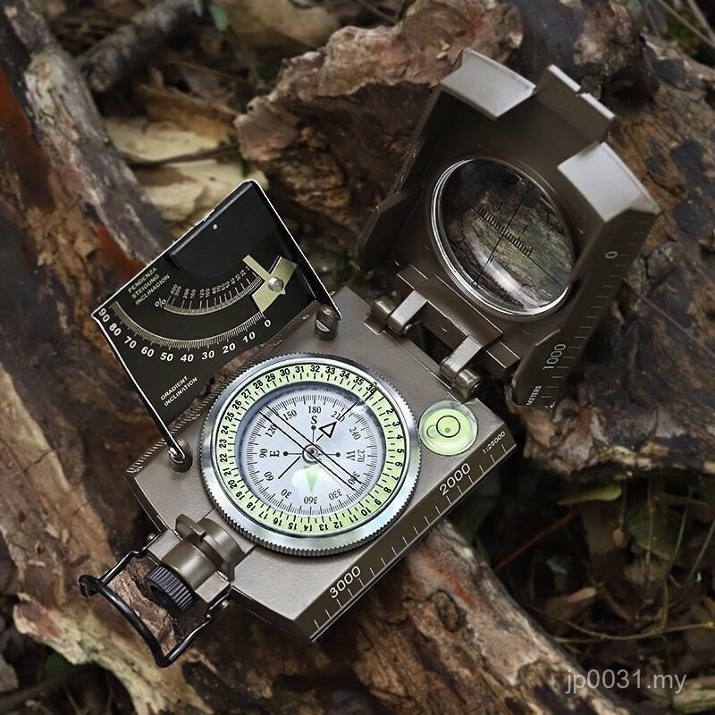 My Metal Outdoor Compass Used for Us Army Multifunctional Compass Compass Geological Compass ...