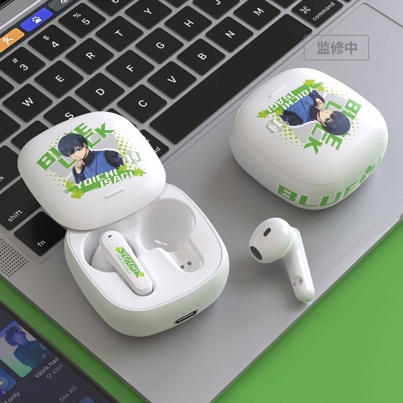 BLUE LOCK Wireless Bluetooth 5.3 Earphone Isagi Yoichi Nagi Seishiro ...