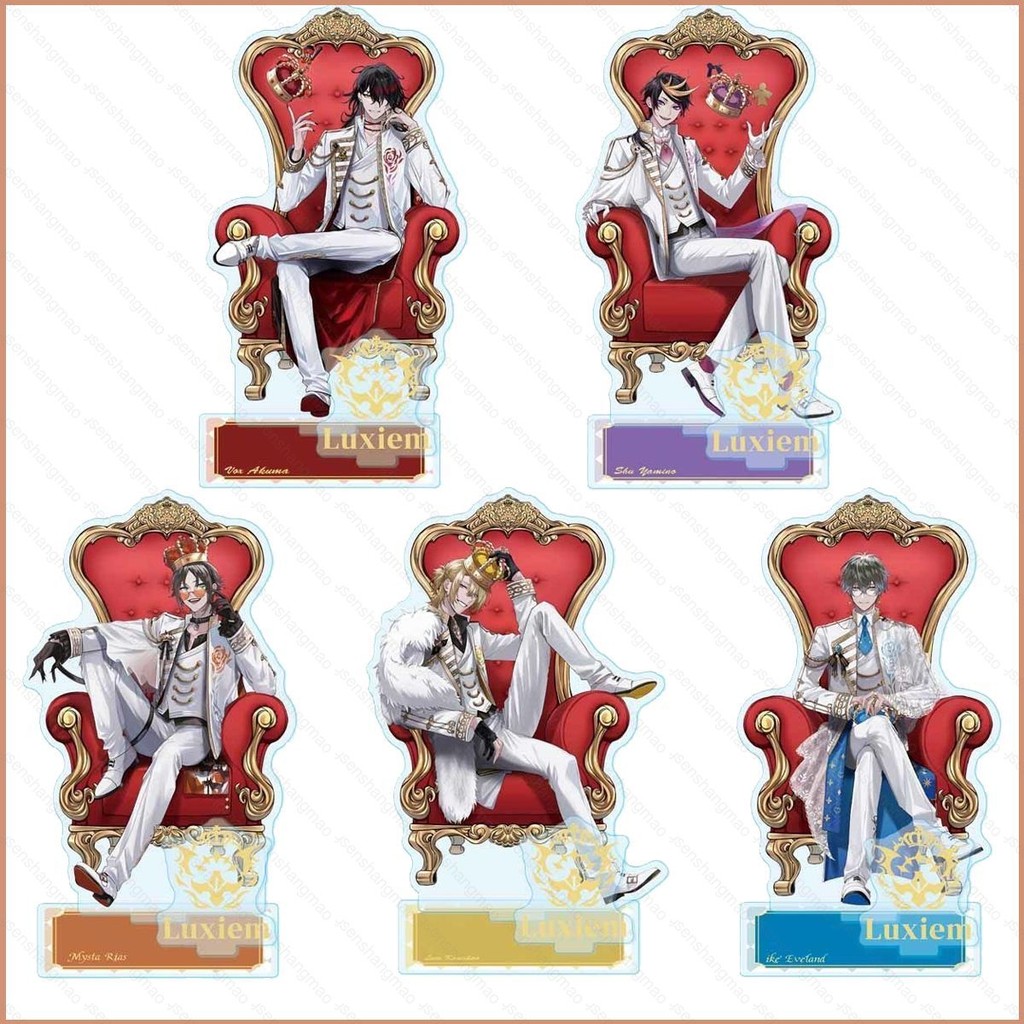 PS3 NIJISANJI Vtuber Luxiem Acrylic Board Mysta Rias Ike Eveland ...