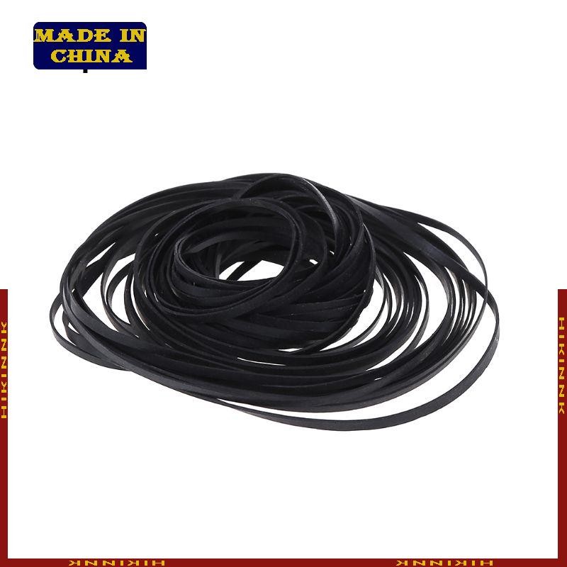 HIk 50 Pack Replacement Turntable Belt Rubber Flat Drive Belt for ...