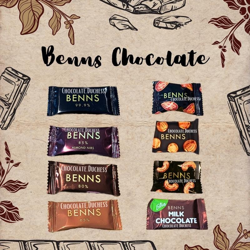 Benns Vegan Dark & Milk Chocolate - Gluten Free - Low Sugar - HALAL | Shopee Malaysia