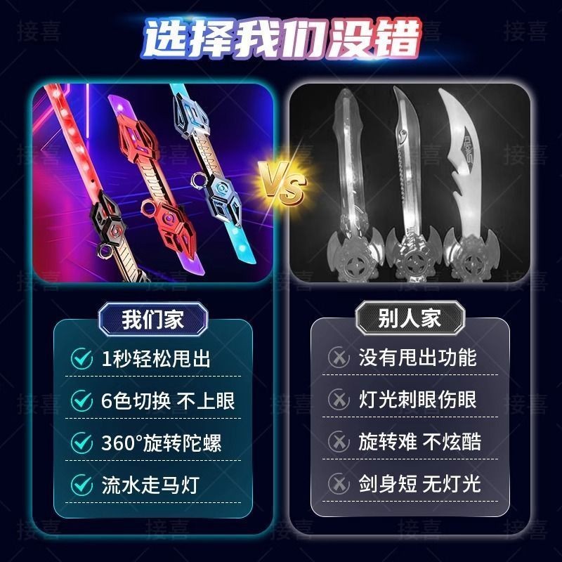 Children Hot-selling] Gift Cool Toys Genuine Dimming Six-Color Light ...