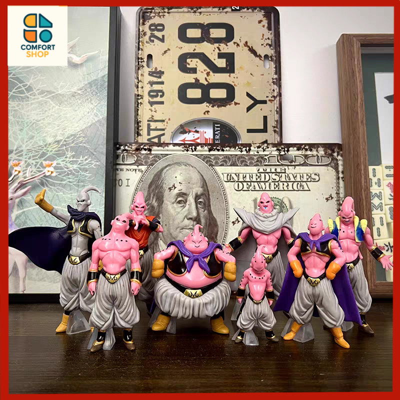 8Pcs Dragon Ball Z Anime Figure Majin Buu Fat Buu PVC Action Figures ...