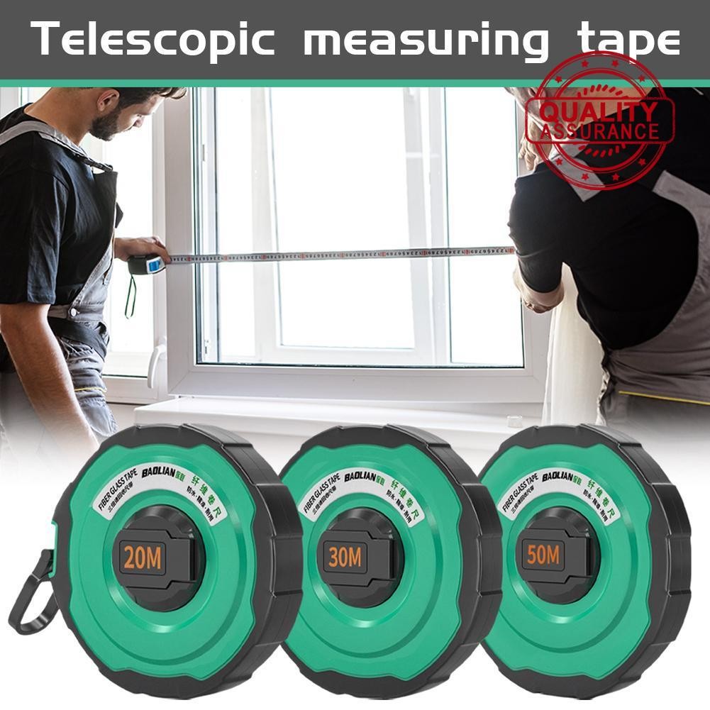 50 Meter/30 Meter/20 Meter Double-sided Scale Soft Ruler Flexible ...