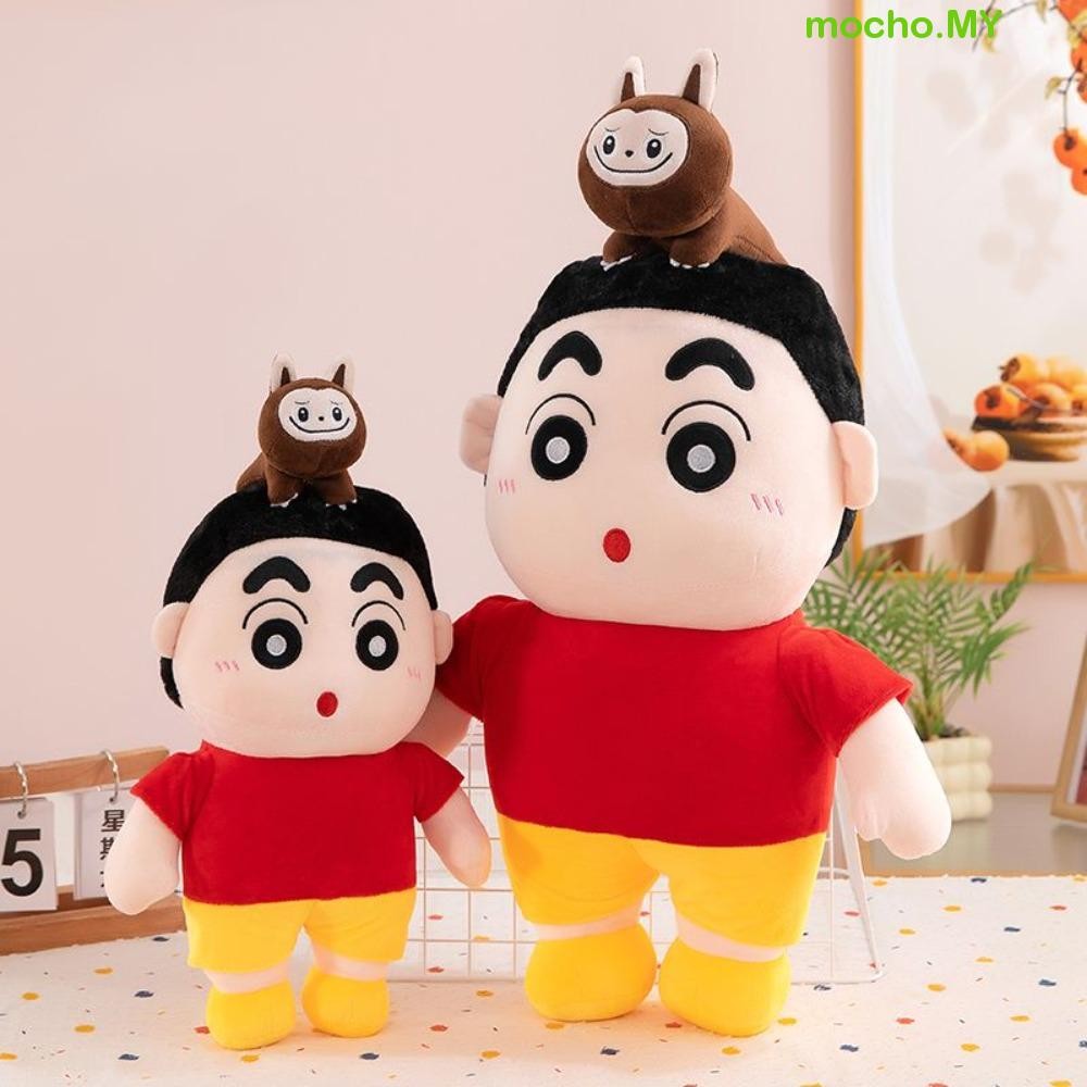 MOCHO Labubu Crayon Shin Chan Plush Doll, Stuffed Soft Labubu Crayon ...