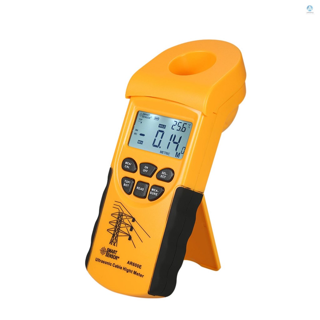 SMART SENSOR Professional Digital LCD Ultrasonic Cable Height Meter ...
