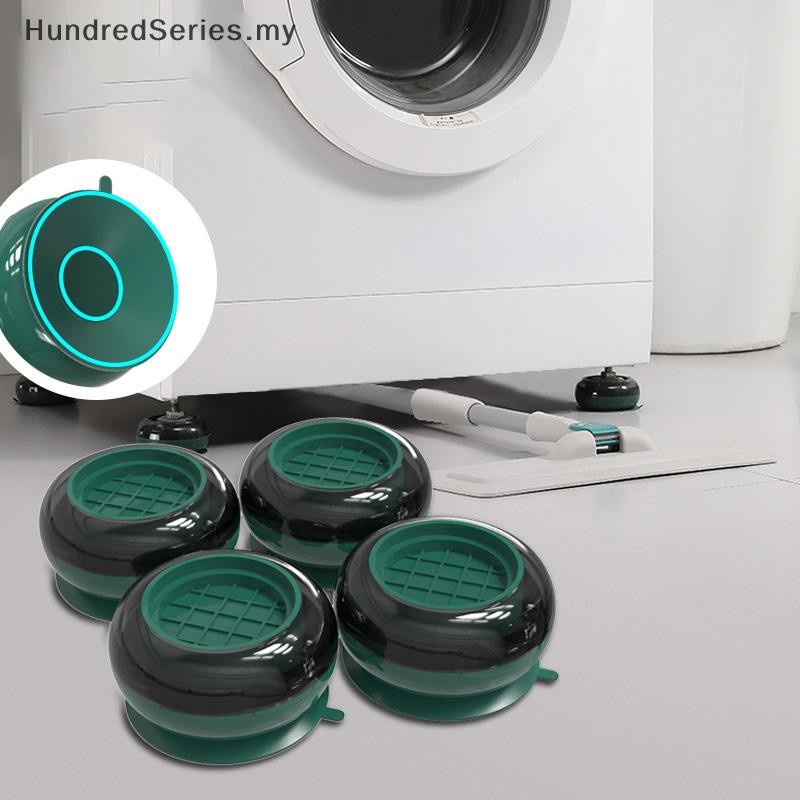 [HundredSeries] 4pcs Washing Machine Vibration Pads Anti Vibration ...